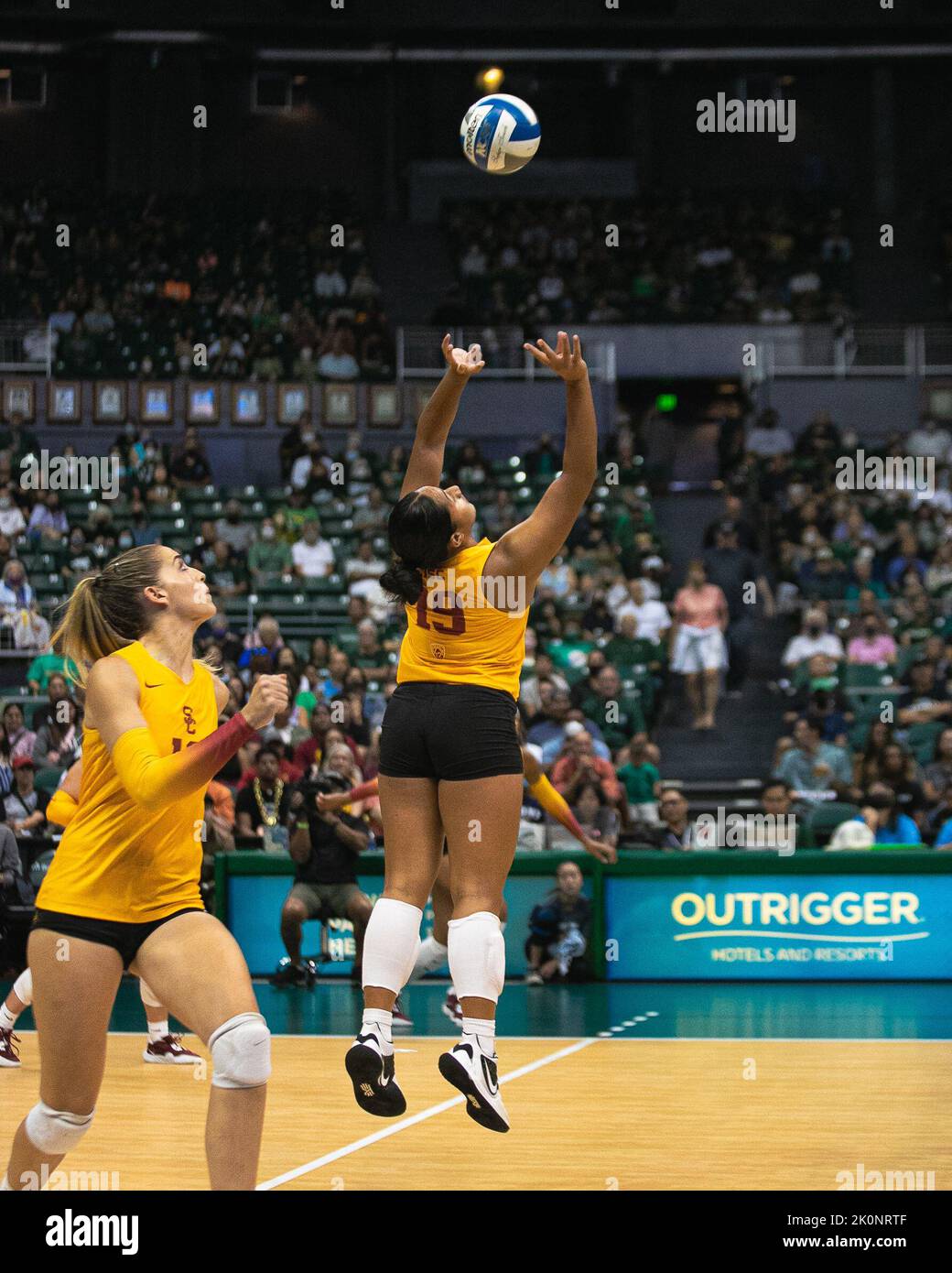Honolulu, Hawaii. September 10, 2022 - USC setter Mia Tuaniga (19 ...