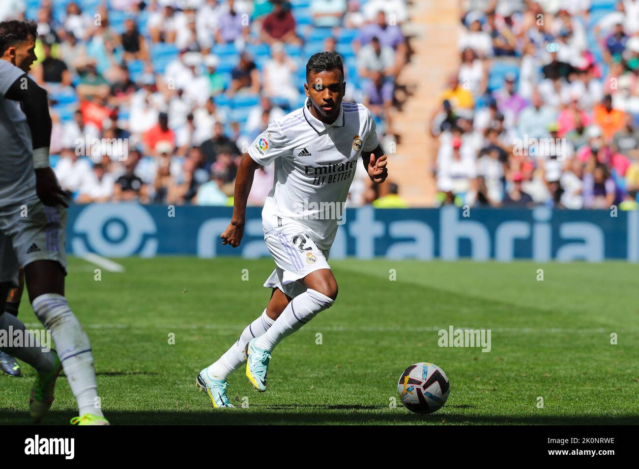 Madrid, Spain. 11th Sep, 2022. Rodrygo Goes (Real) Football/Soccer ...