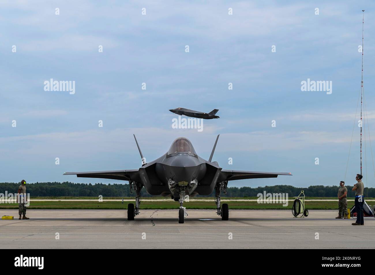 U.S. Air Force personnel with the 58th Aircraft Maintenance Unit, 33rd ...