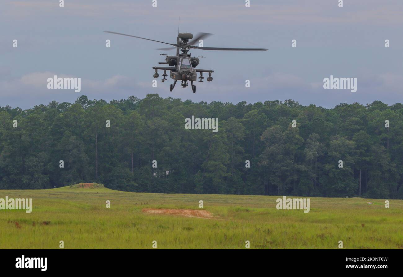 An AH-64 Apache helicopter assigned to the "Lighthorse Squadron," 3rd ...