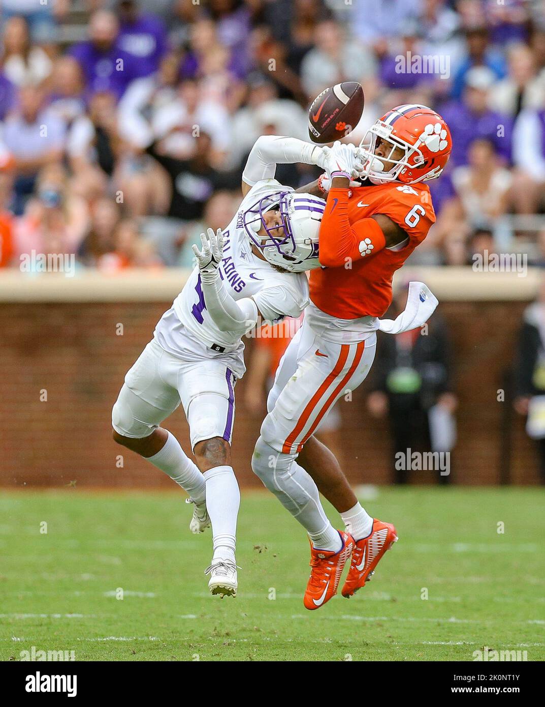 September 10, 2022: Furman's Dominic Morris #4 defense against a long ...