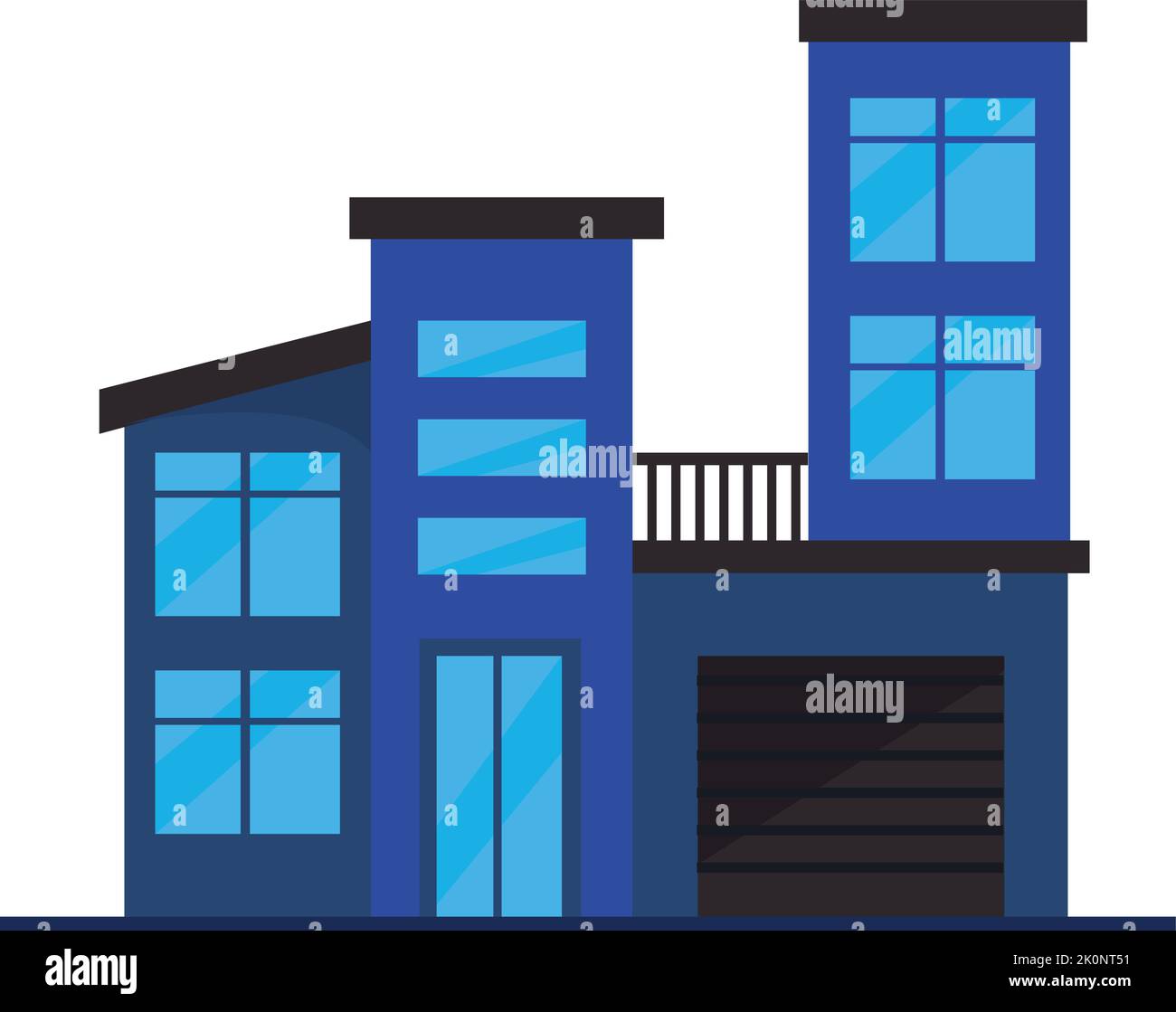 blue house icon Stock Vector Image & Art - Alamy