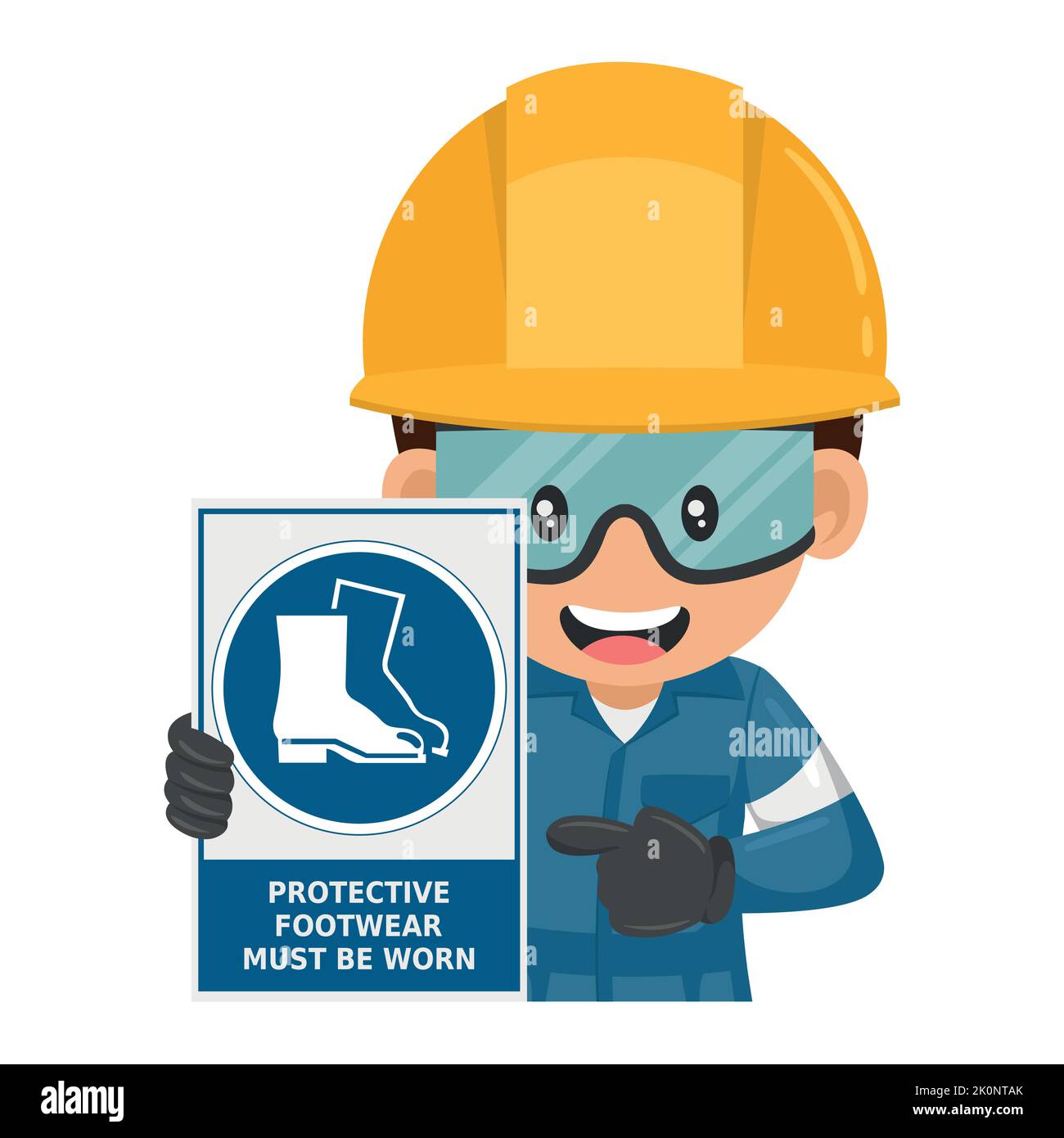 Safety boots Stock Vector Images - Alamy