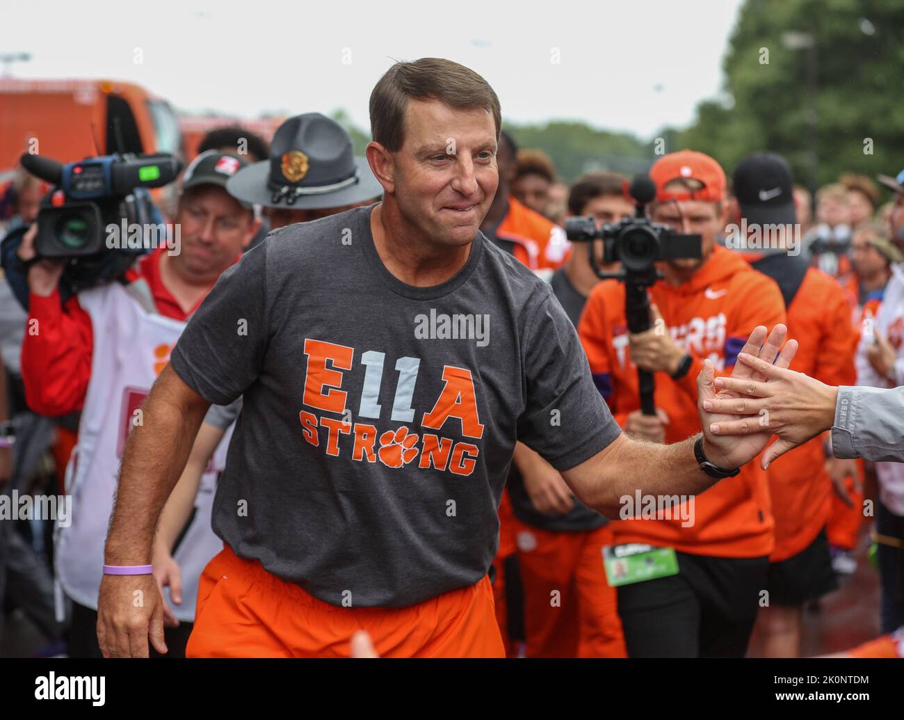 Clemson tigers during tiger walk hi-res stock photography and images ...