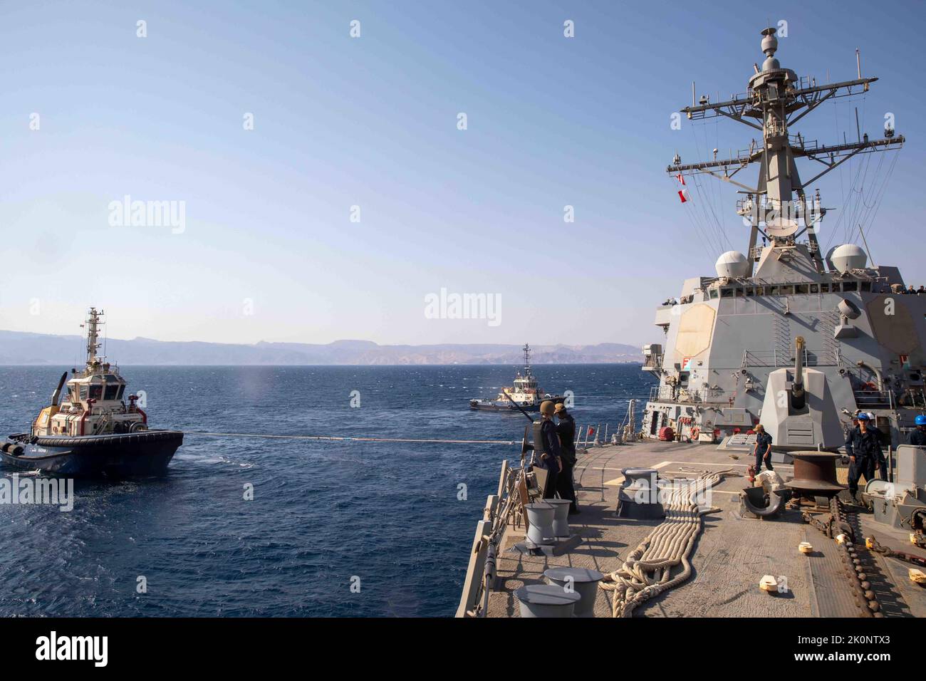 220910-N-EH998-1012 PORT OF AQABA, Jordan (Sept. 10, 2022) Guided ...