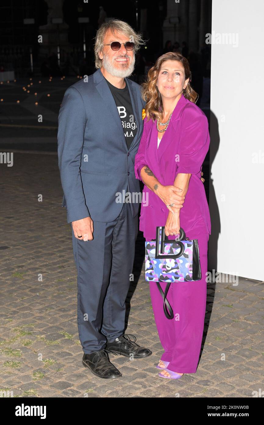Rome, Italy. 12th Sep, 2022. Max Vado (L) and Michela Andreozzi (R ...