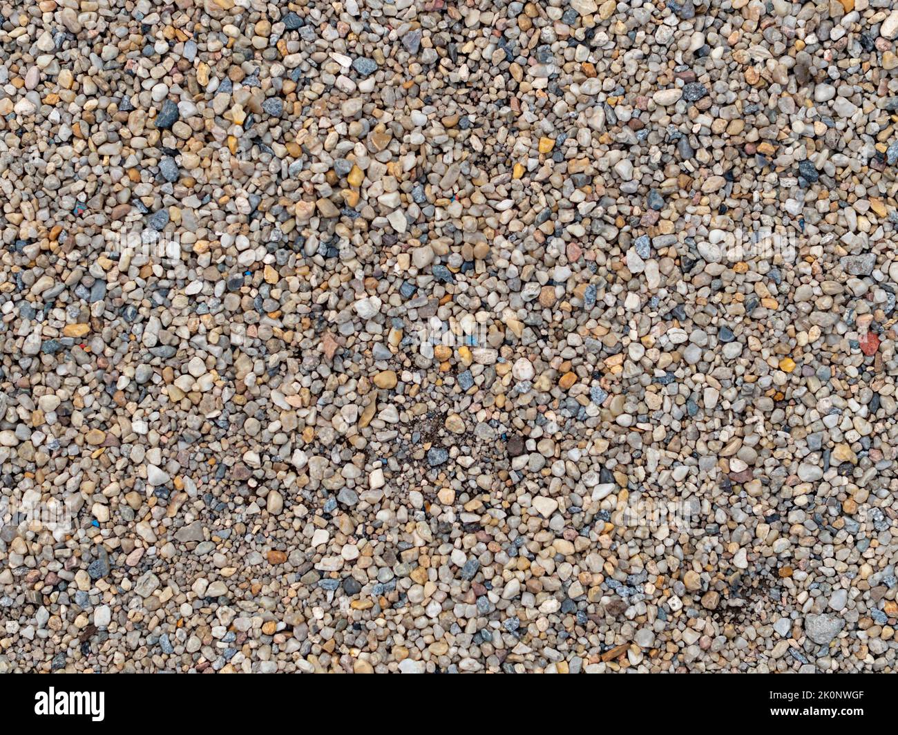 Gravel texture background. A lot of small stones in different sizes and ...