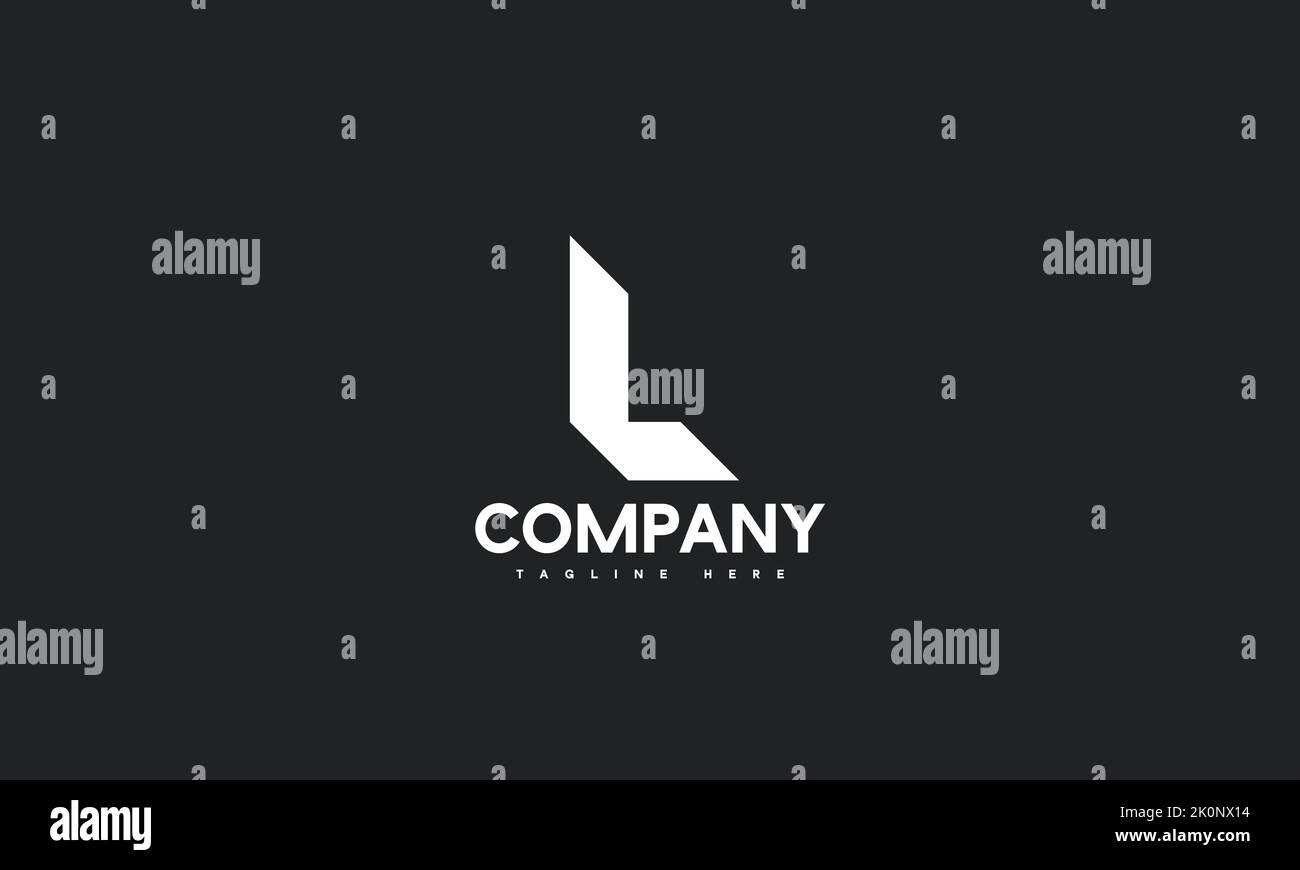 minimal letter L logo template Stock Vector Image & Art - Alamy
