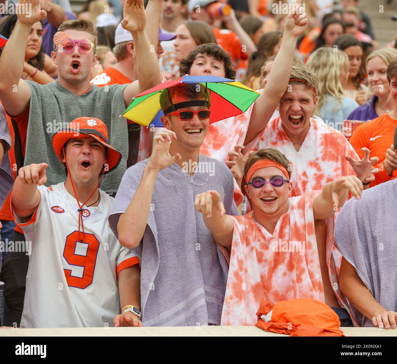 Clemson, SC, USA. 10th Sep, 2022. The Clemson student section prior to ...