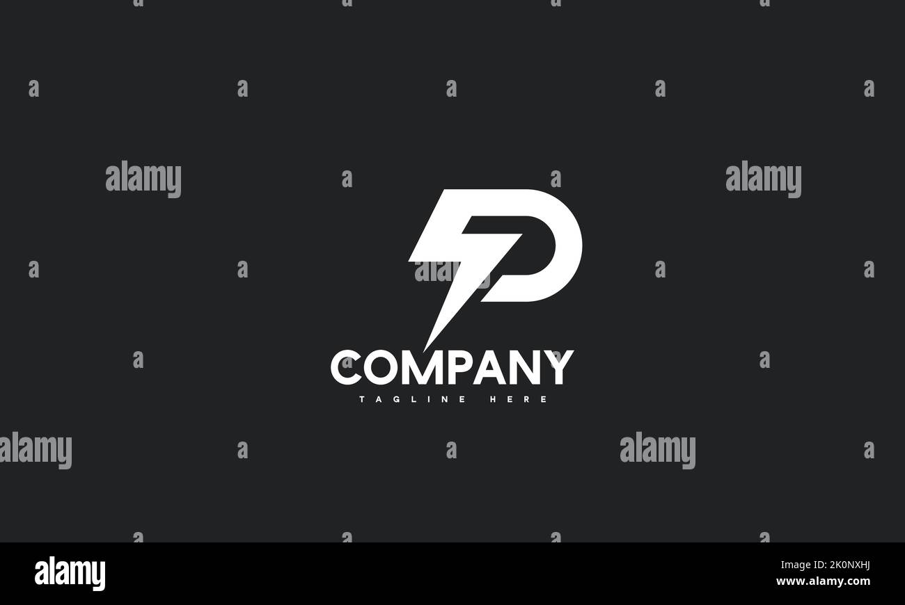 minimal letter P logo template Stock Vector Image & Art - Alamy