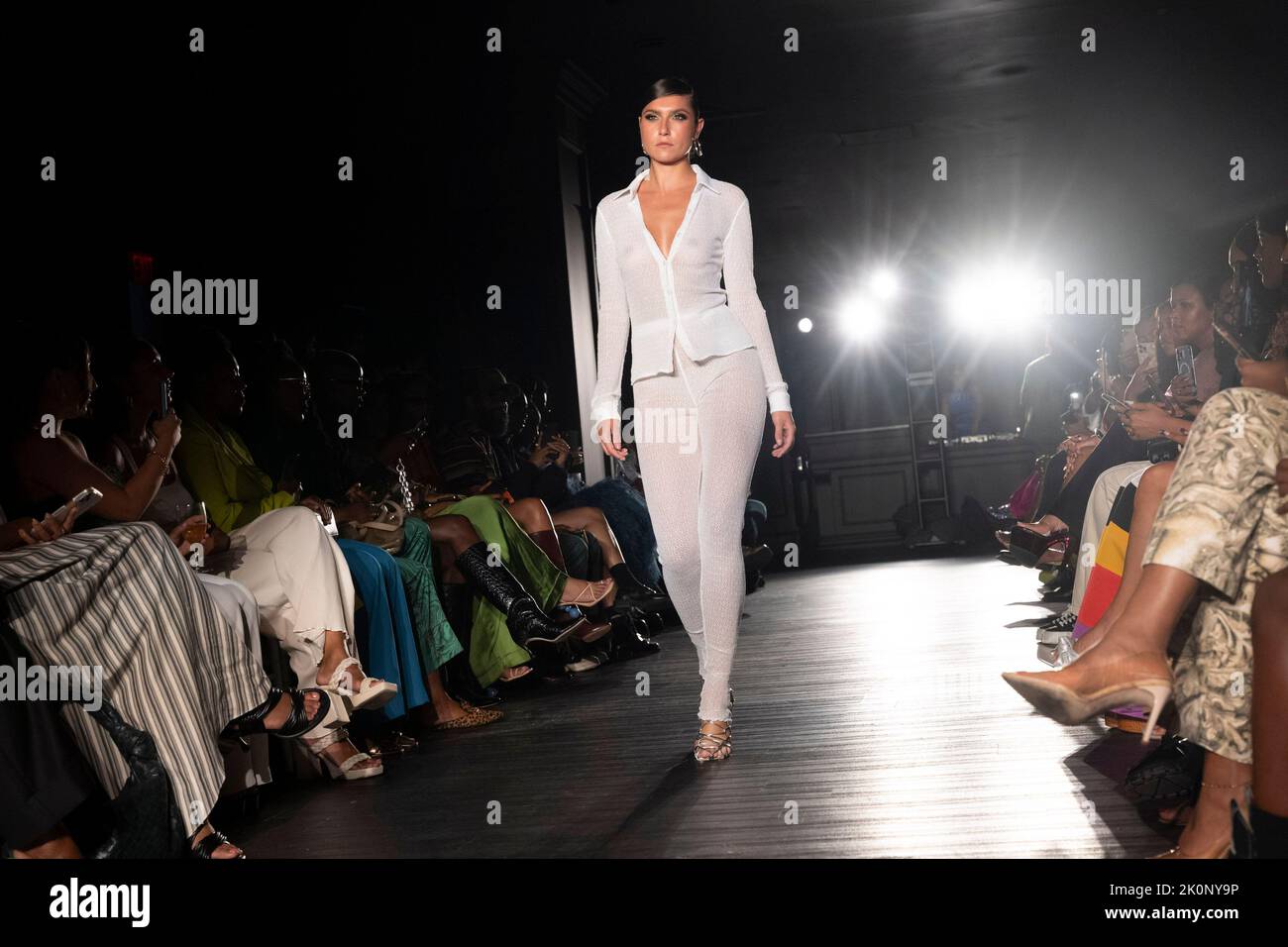 New York, New York, USA. 12th Sep, 2022. Models walk the runway for ...