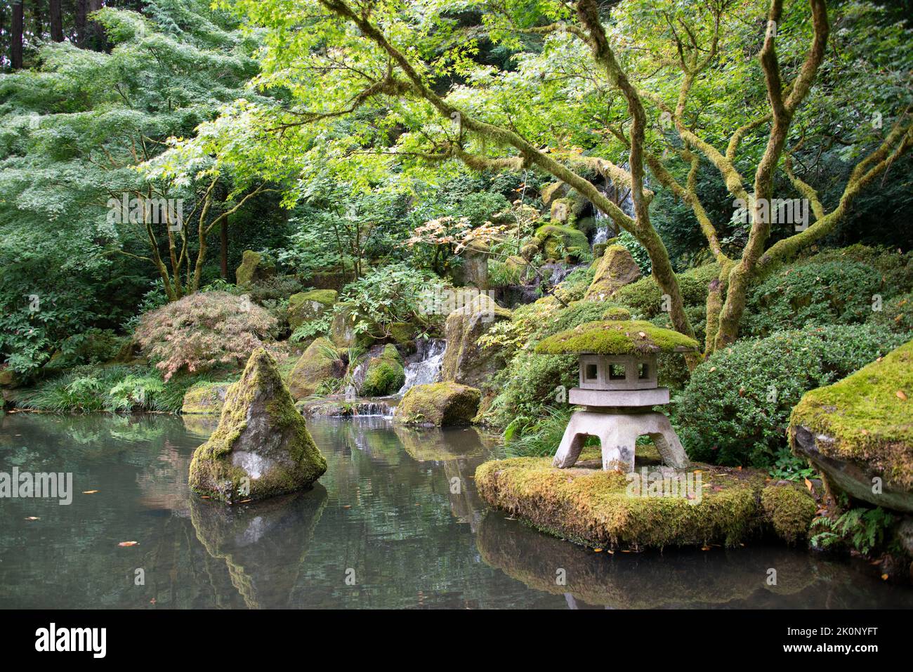 Japanese Gardens Portland OR Stock Photo - Alamy