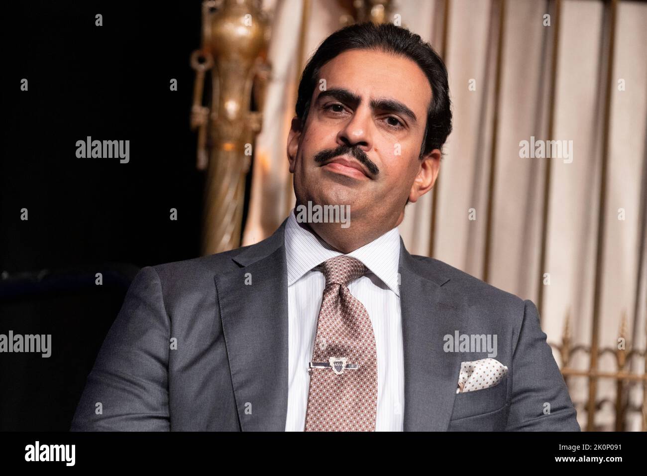 New York, NY - September 12, 2022: Ambassador to the USA of Bahrain Abdullah bin Mohammad bin ...