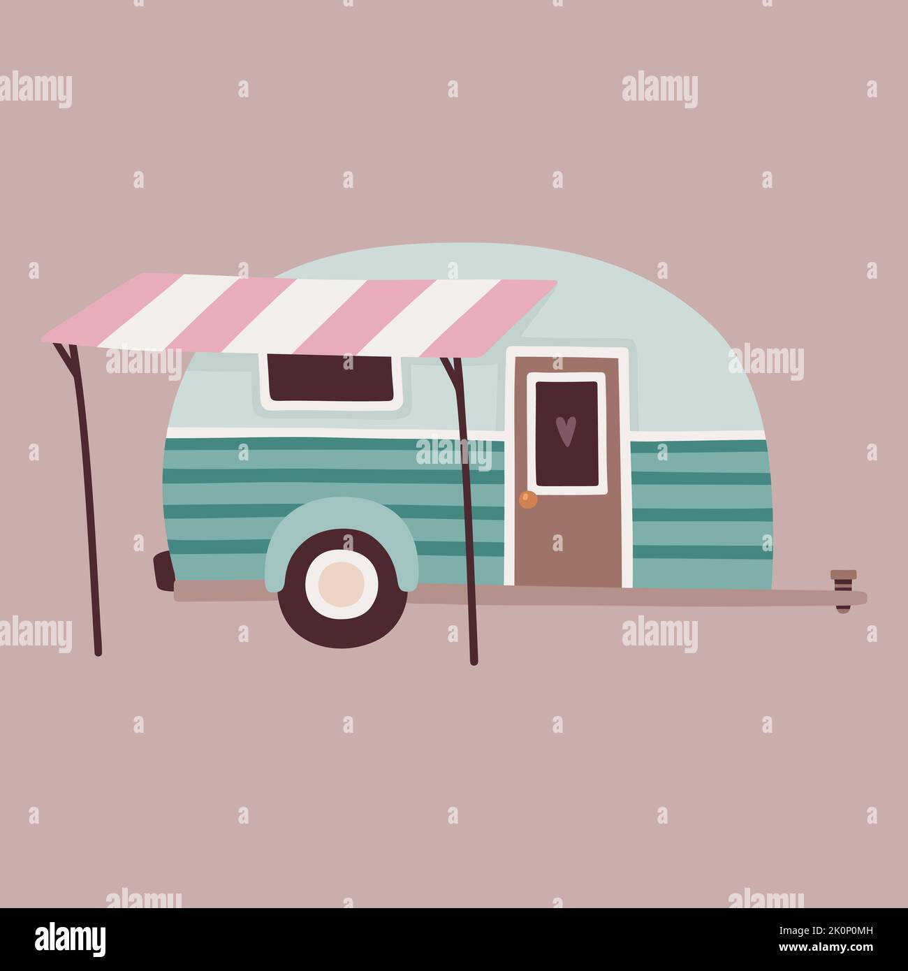 Trailer label Stock Vector Images - Alamy