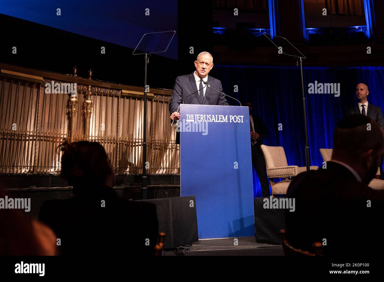New York, NY - September 12, 2022: Israeli Minister of Defense Benjamin ...