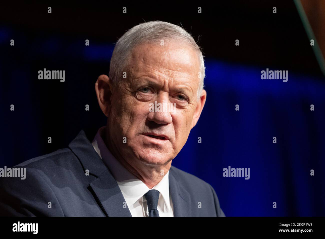 New York, NY - September 12, 2022: Israeli Minister of Defense Benjamin ...