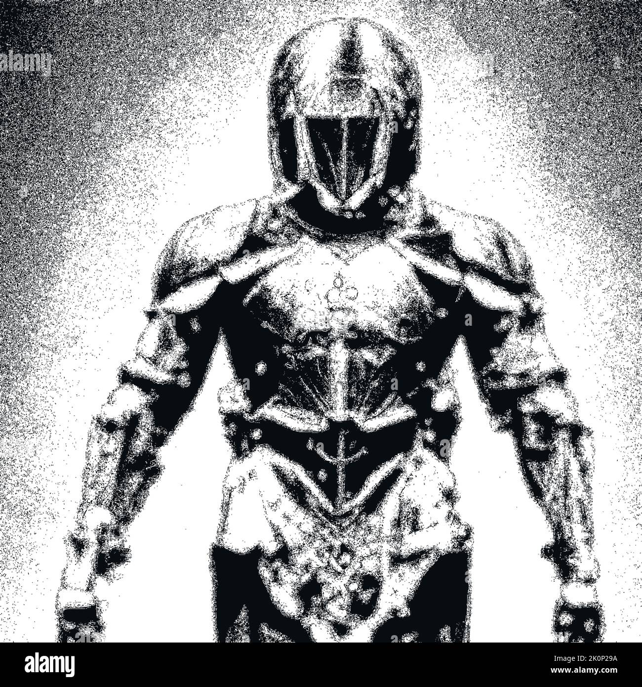 Futuristic soldier 3d render science Stock Vector Images - Alamy