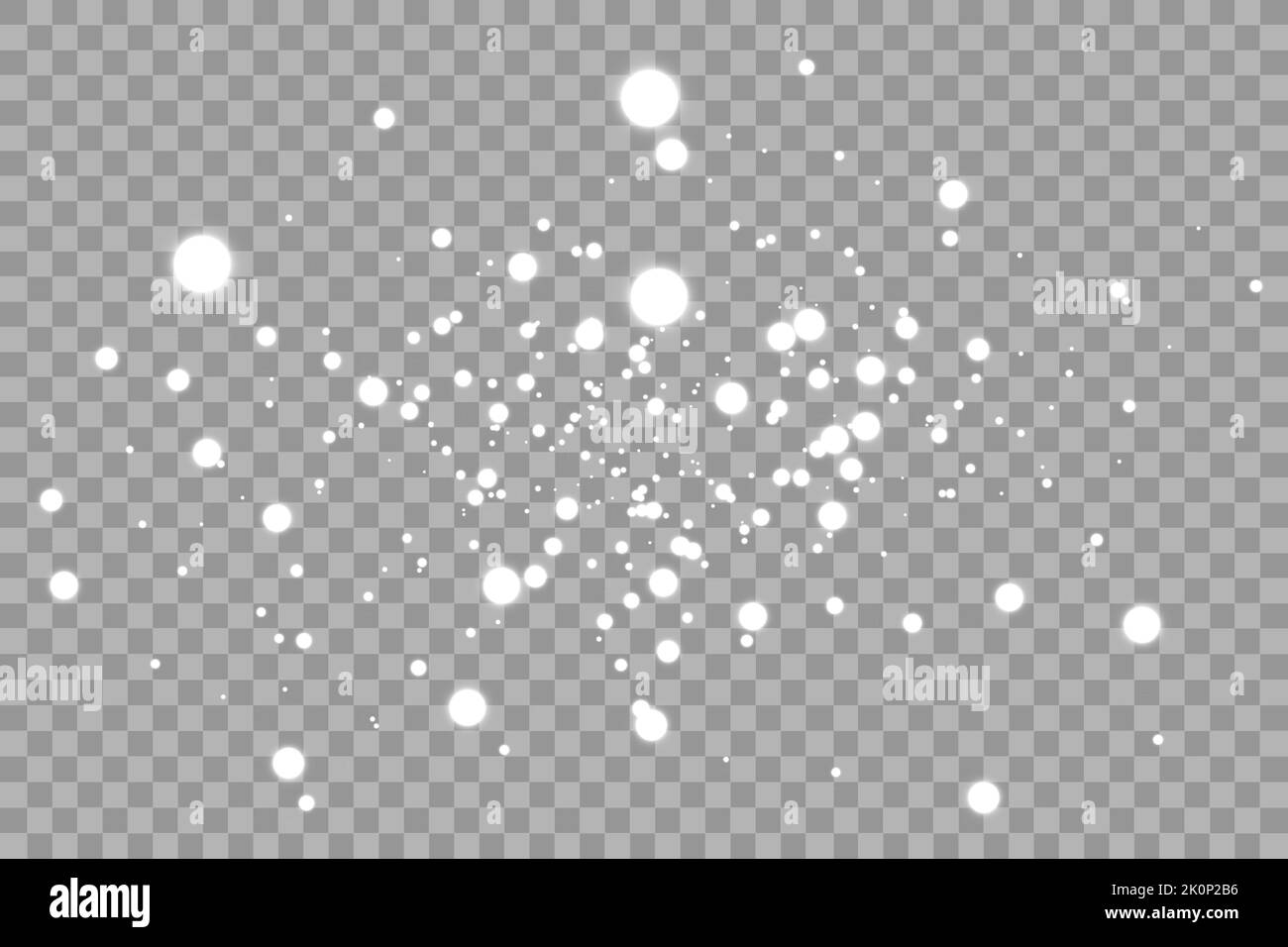 Falling snow on a transparent background Stock Vector Image & Art - Alamy