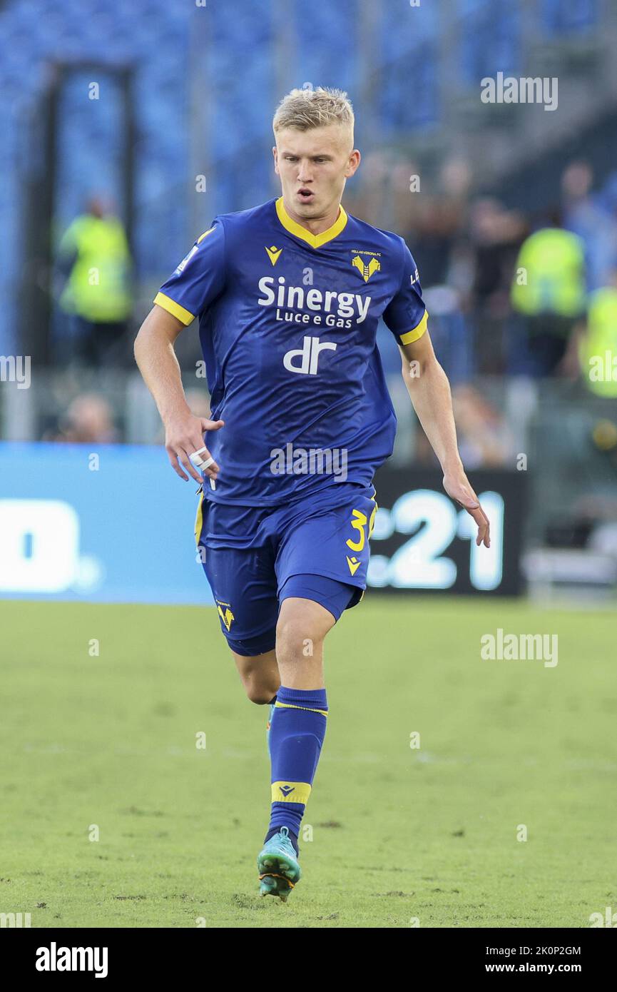 Josh Doig of Hellas Verona FC during SS Lazio vs Hellas Verona, 6 ...