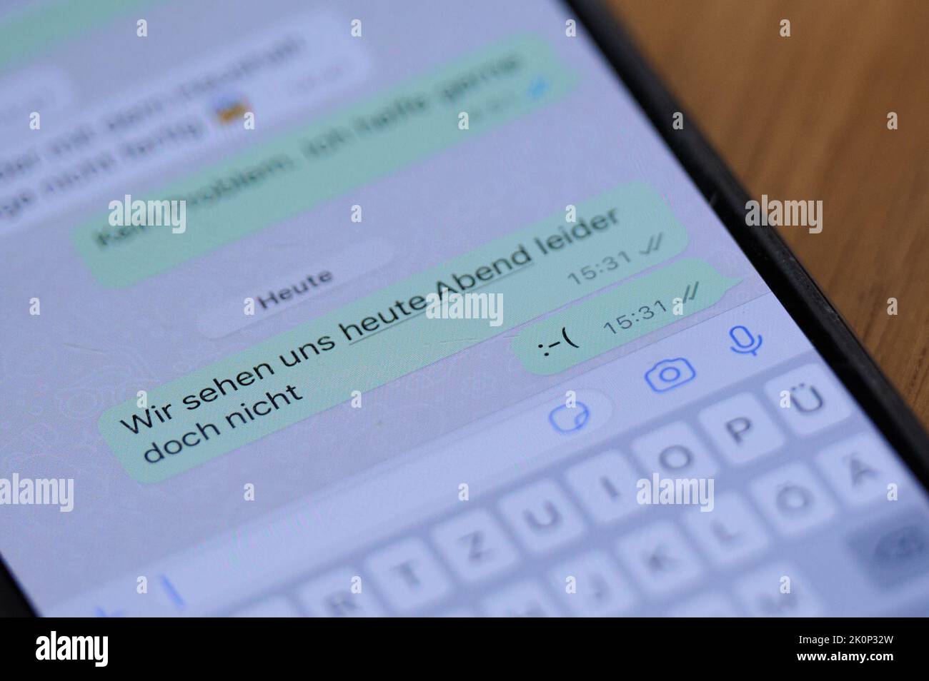 Berlin, Germany. 12th Sep, 2022. Illustration - A sad smiley face is ...