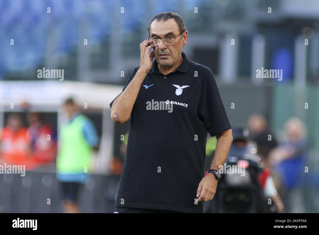 Maurizio Sarri Head Coach of SS Lazio during SS Lazio vs Hellas Verona ...