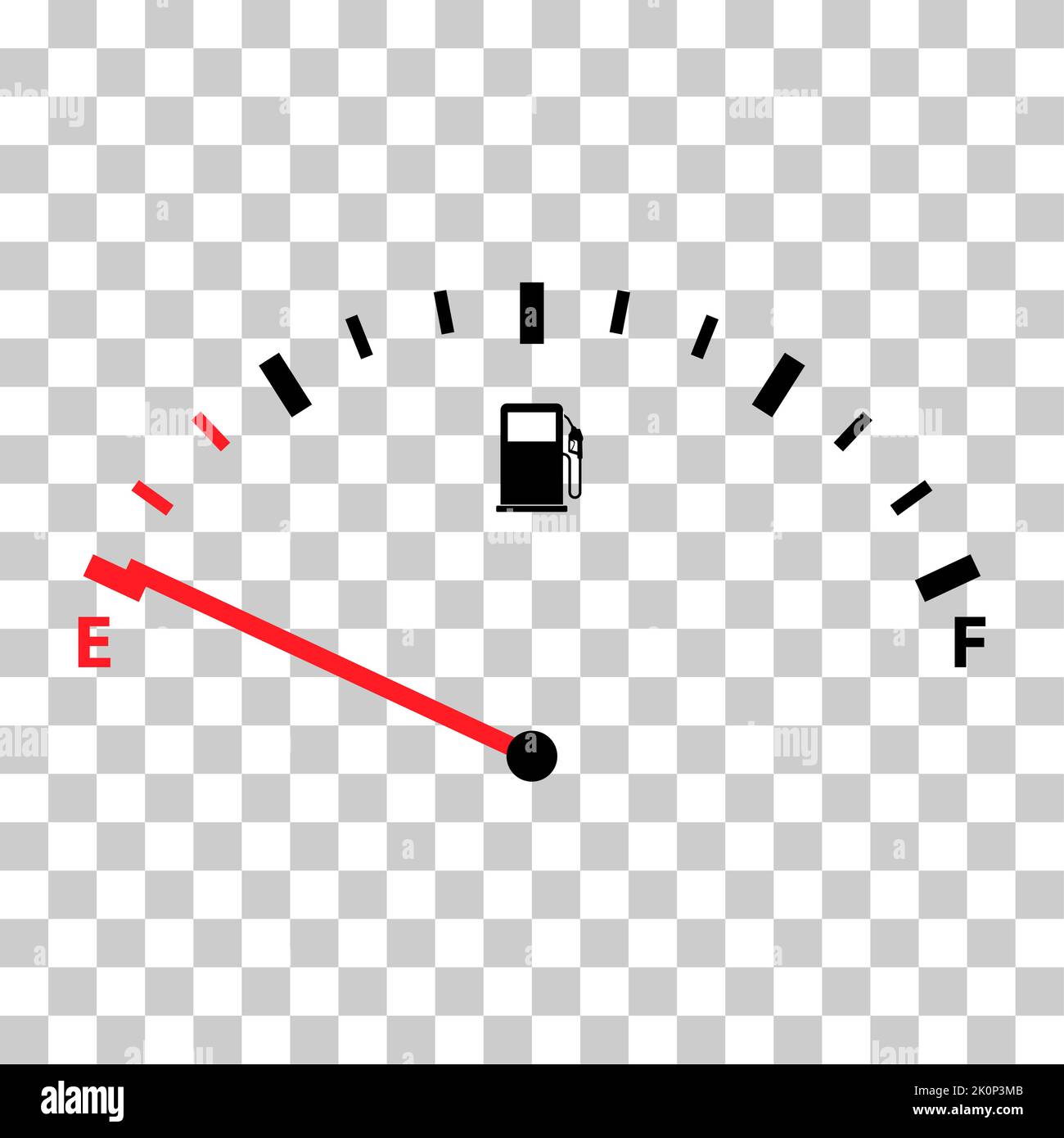 Fuel car indicator icon, gauge petrol automobile meter symbol, control ...