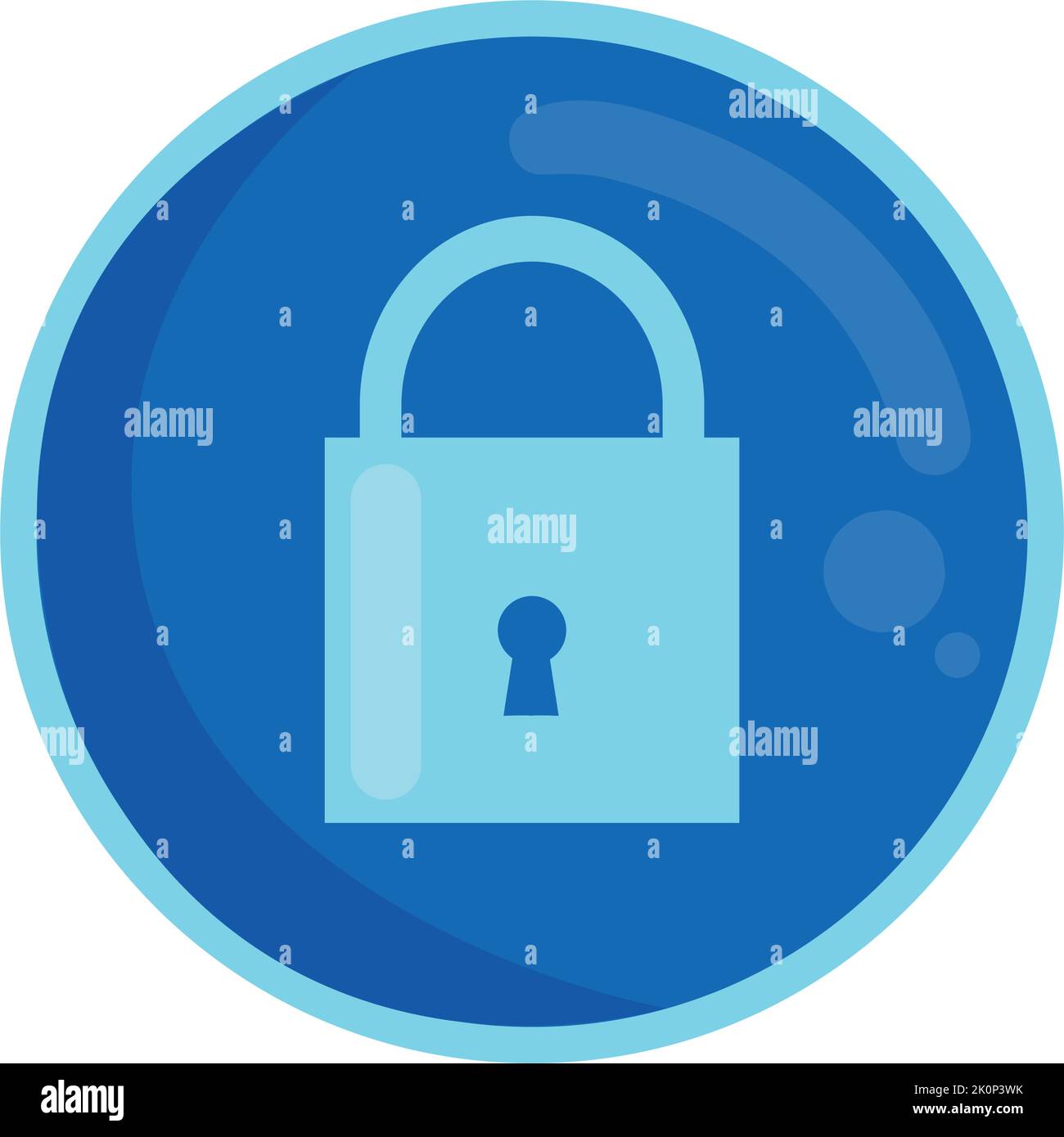 blue safety button Stock Vector Image & Art - Alamy
