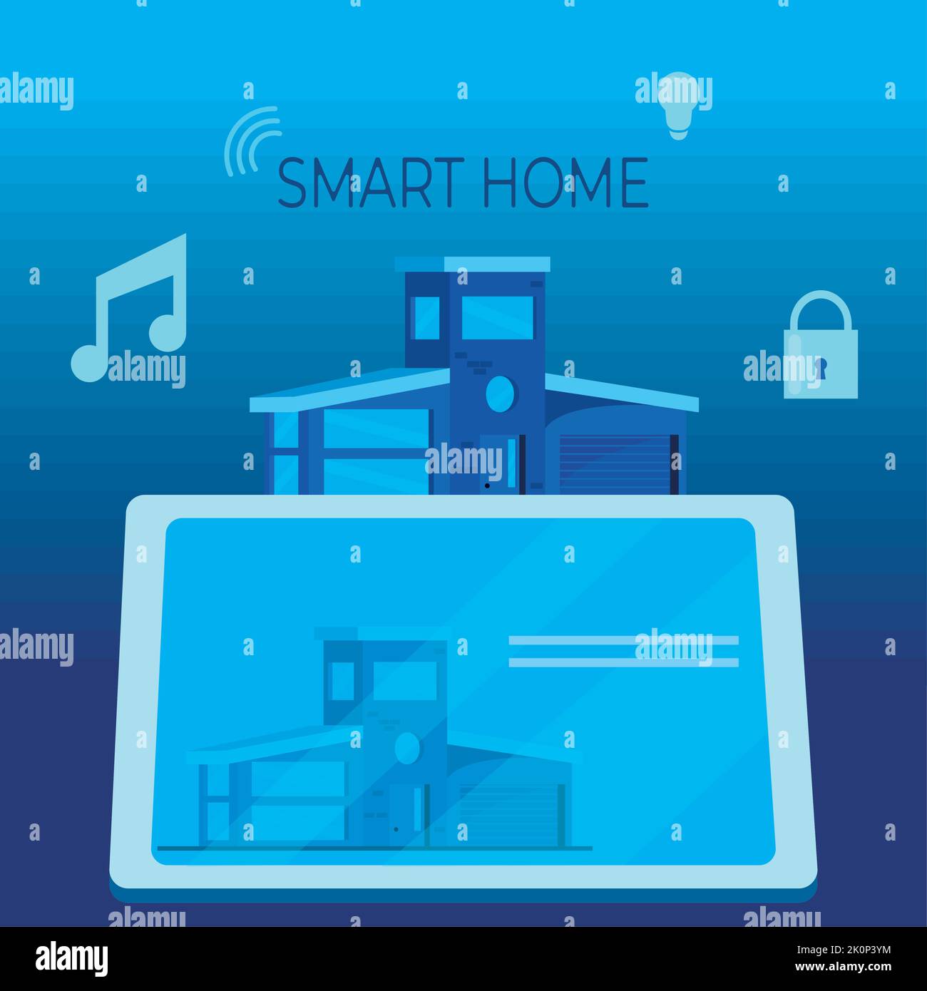 smart house illustration Stock Vector Image & Art - Alamy