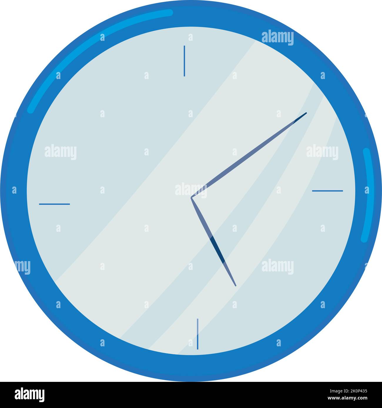blue clock design Stock Vector Image & Art - Alamy