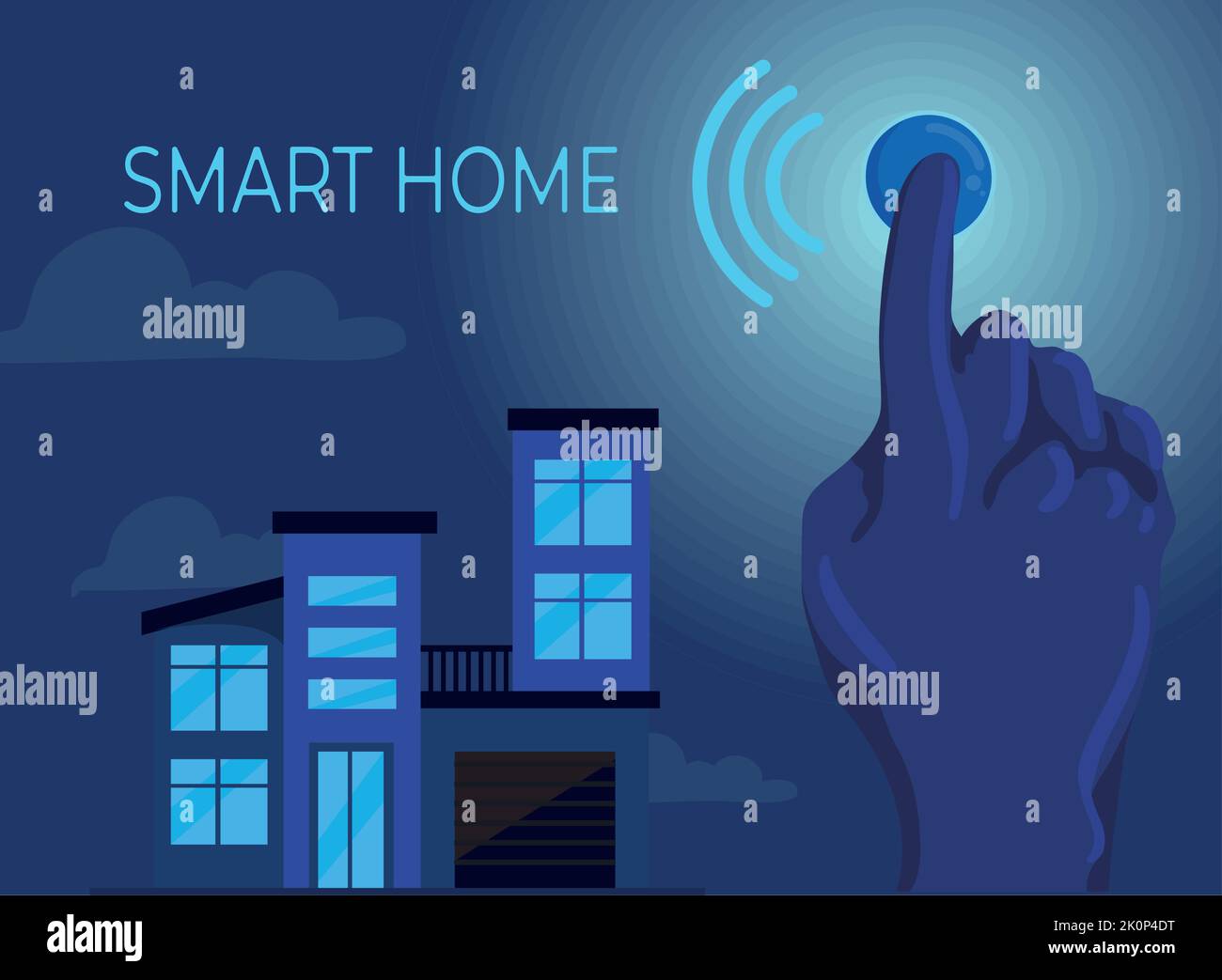 smart house poster Stock Vector Image & Art - Alamy