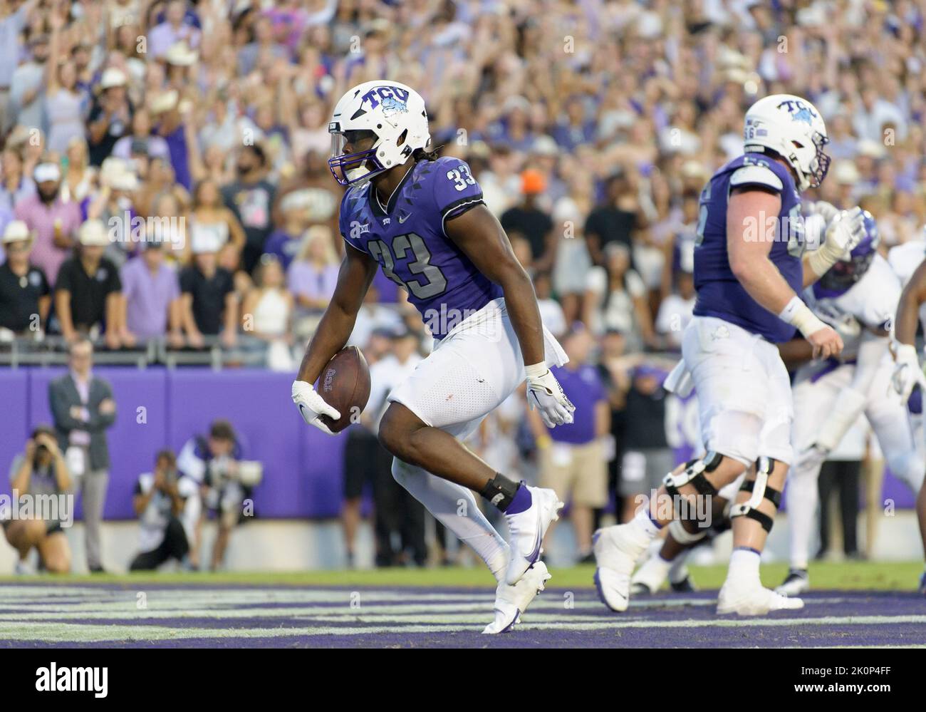 Fort Worth, Texas, USA. 10th Sep, 2022. TCU Horned Frogs running back ...