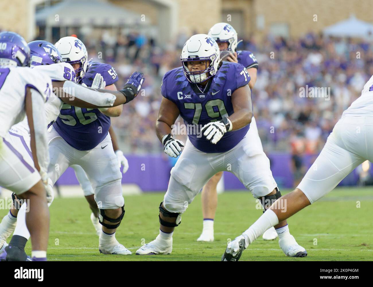 Fort Worth, Texas, USA. 10th Sep, 2022. TCU Horned Frogs center Steve ...