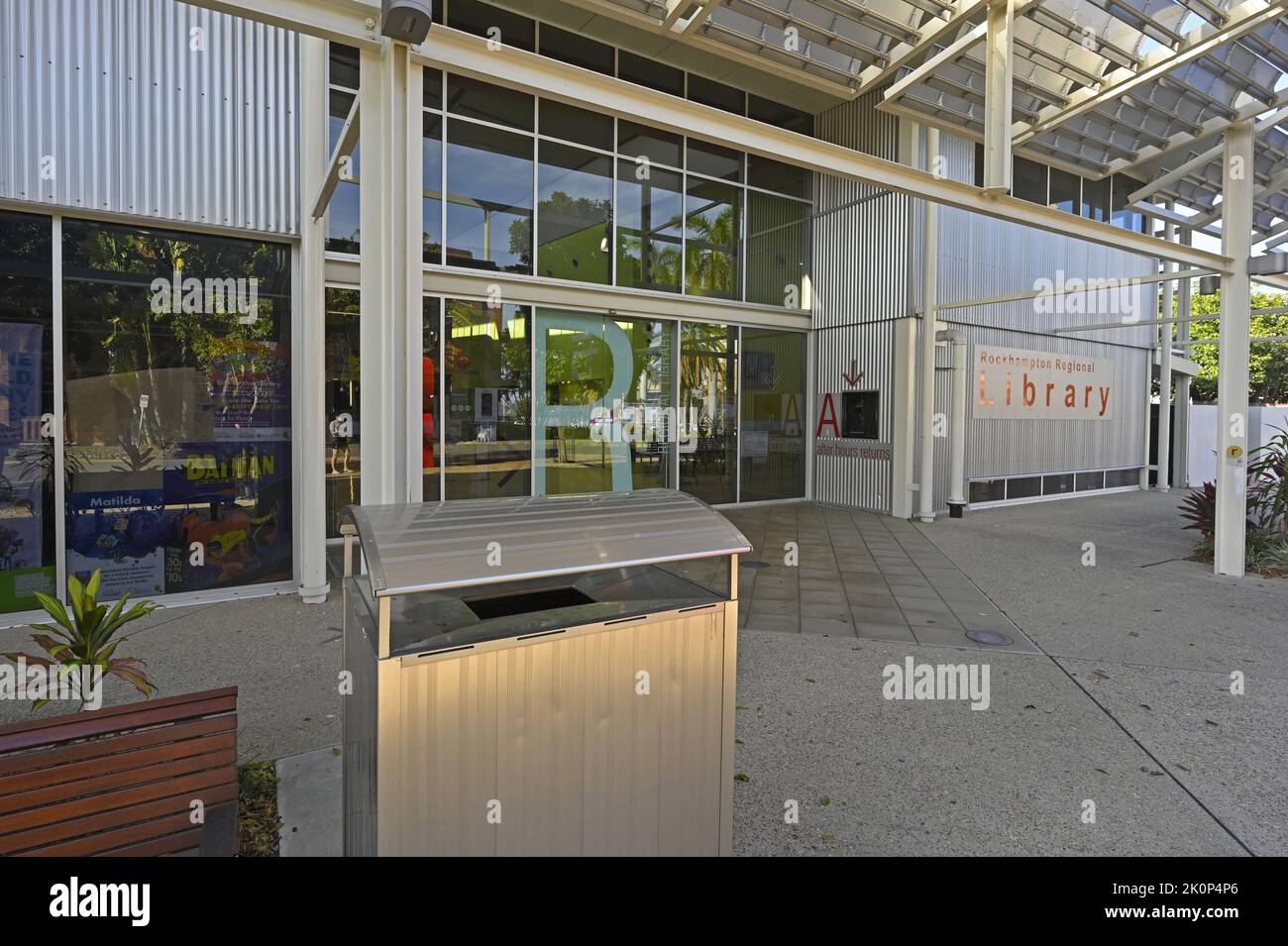 The Council Regional Library building in Rockhampton, Queensland ...