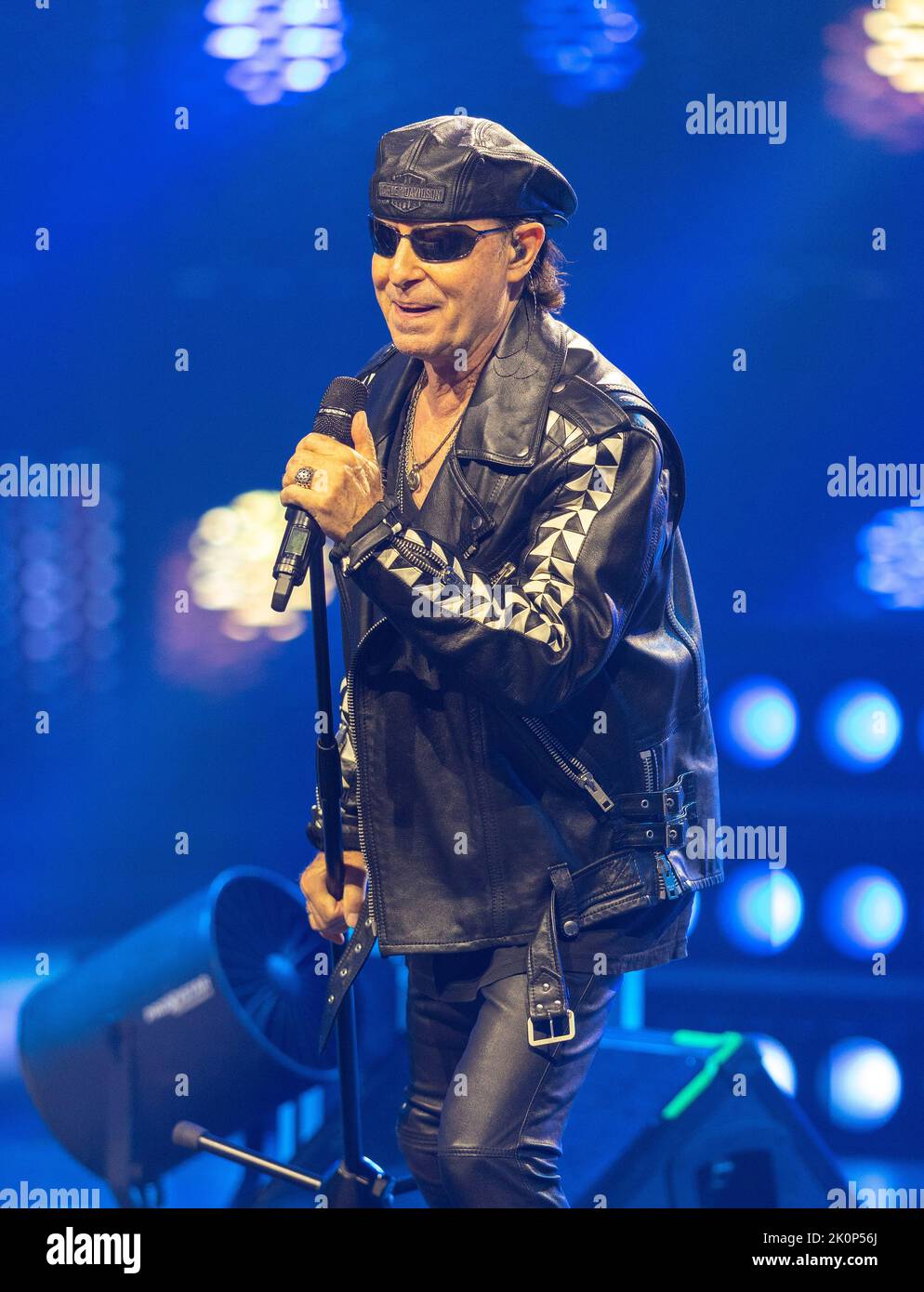 HOLLYWOOD, FL - SEPT 12: Lead singer Klaus Meine performs during ...
