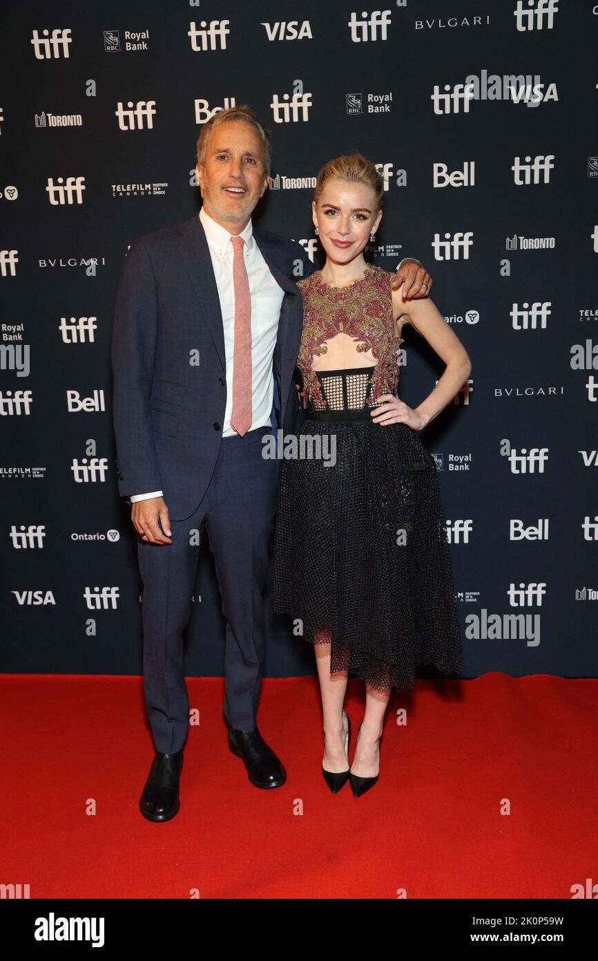 Toronto, ON. 12th Sep, 2022. Matt Smukler, Kiernan Shipka at arrivals ...