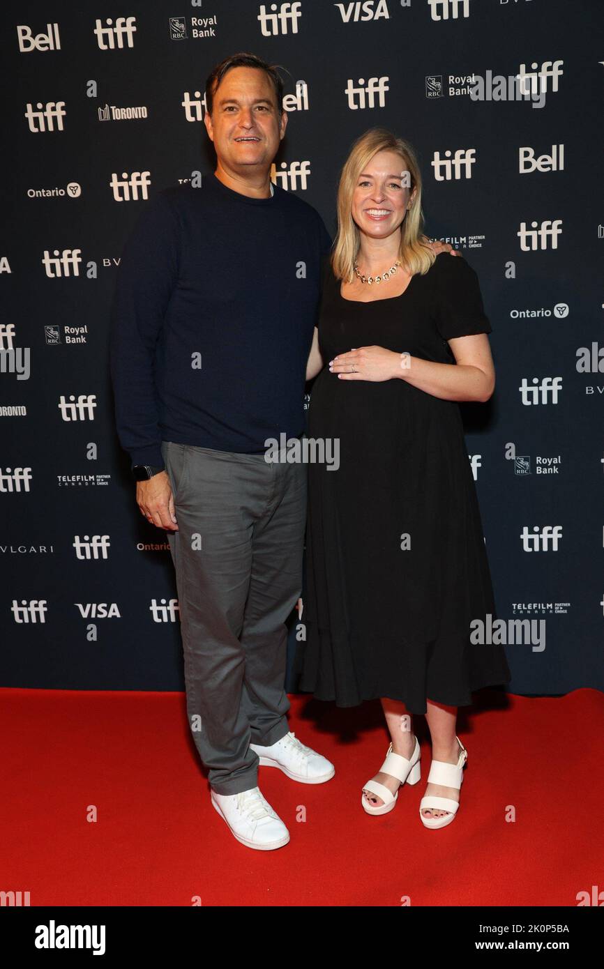 Toronto, ON. 12th Sep, 2022. Jamie Patricof, Katie McNeill at arrivals ...