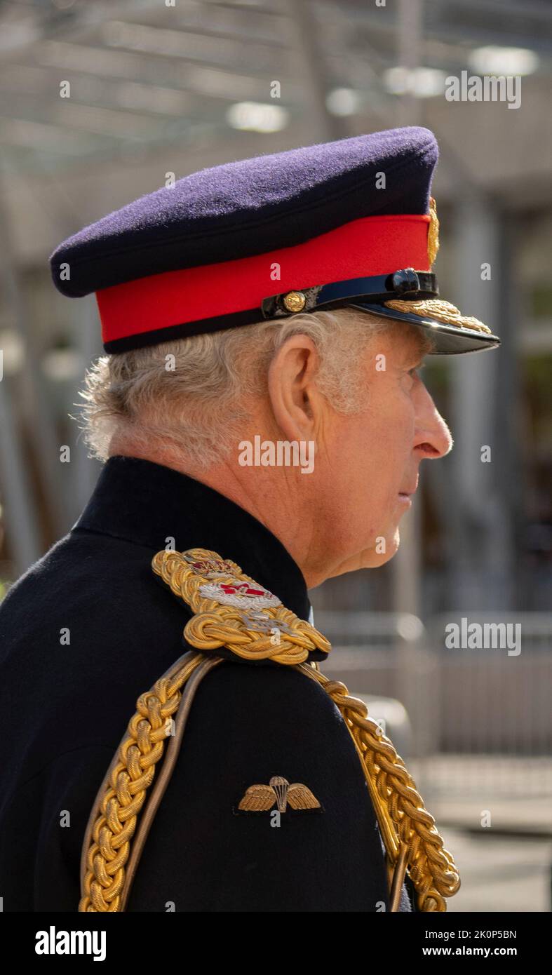 Abbey Strand, Palace of Holyroohouse, Edinburgh, UK. 12th Sep, 2022. UK ...