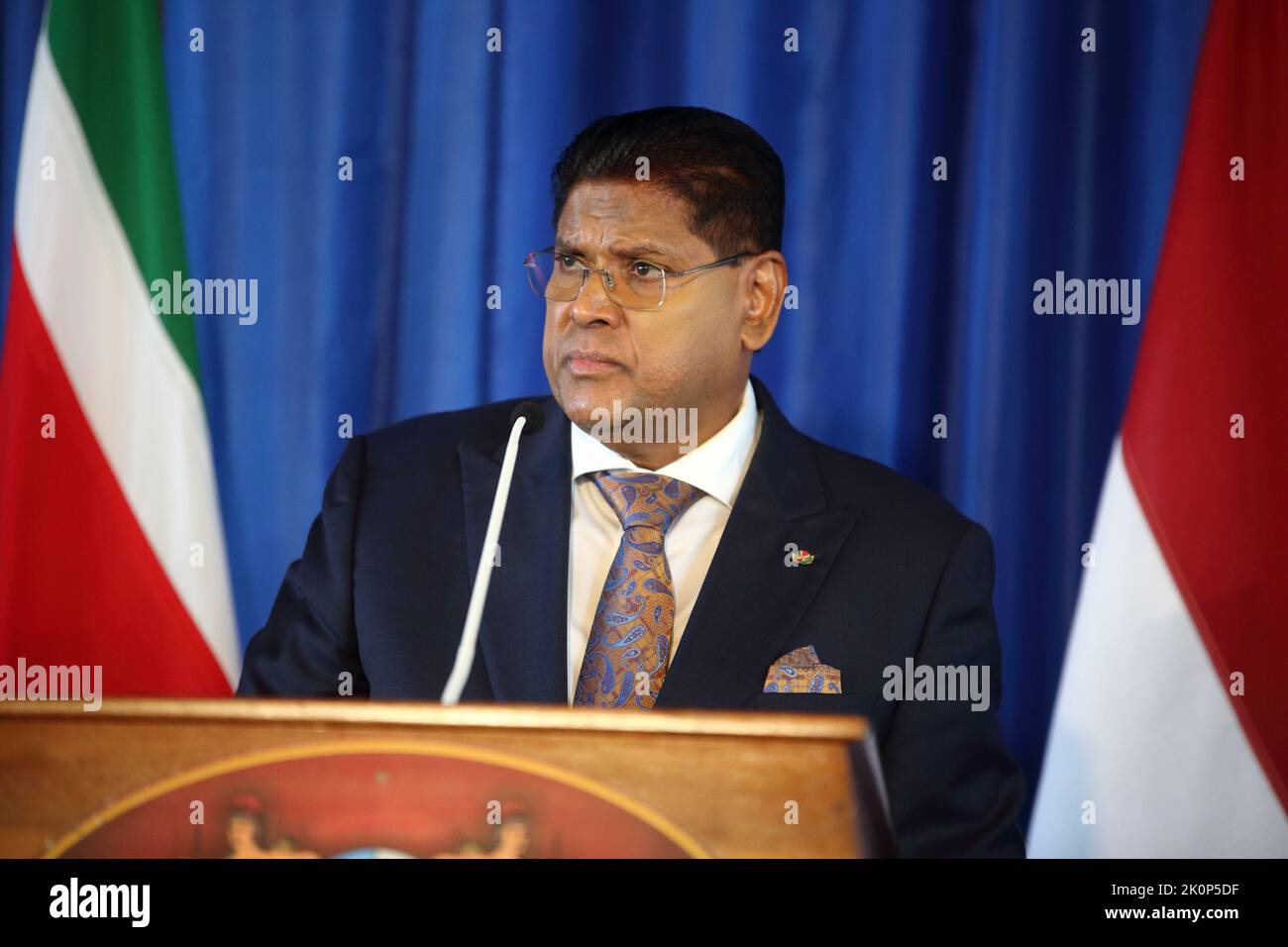 2022-09-12 17:05:15 Suriname President Chan Santokhi and Prime Minister ...