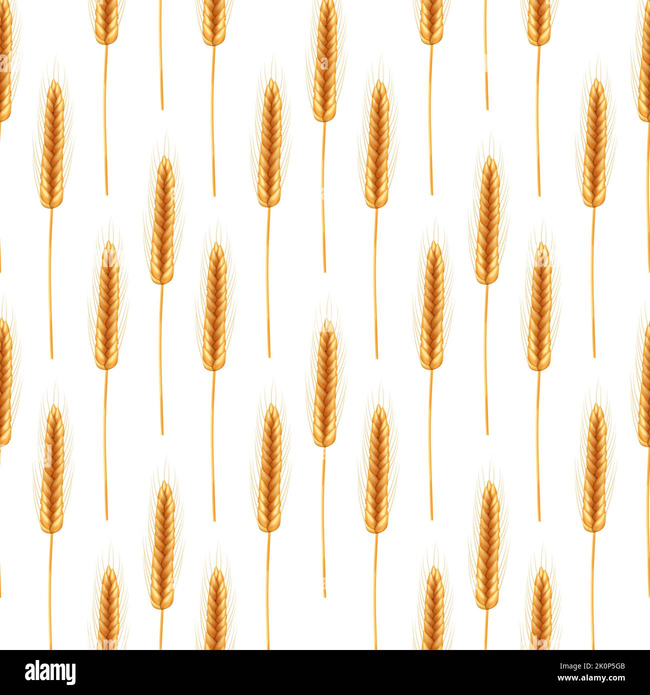 Realistic illustration of seed plants,organic farming farming.Seamless ...