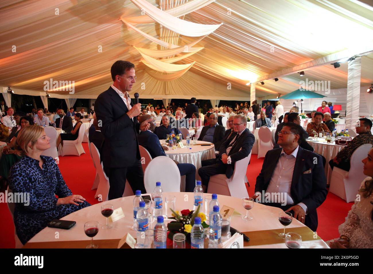 2022-09-12 19:49:31 Prime Minister Mark Rutte attends the dinner of ...