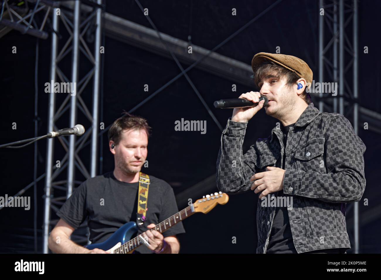Bretigny sur Orge, France. 11th Sep, 2022. Singer-songwriter Gauvain ...