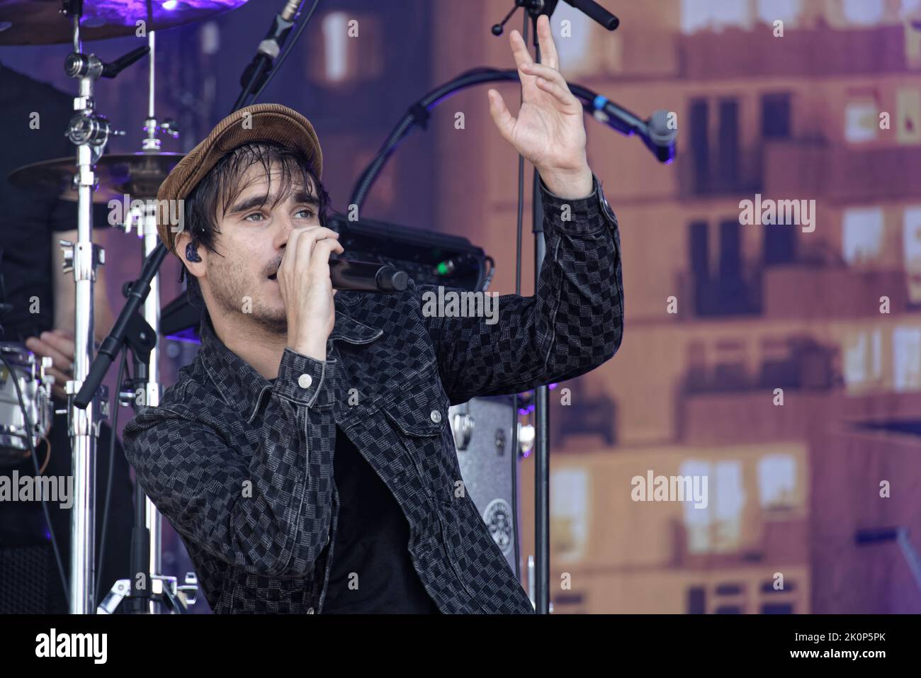 Bretigny sur Orge, France. 11th Sep, 2022. Singer-songwriter Gauvain ...