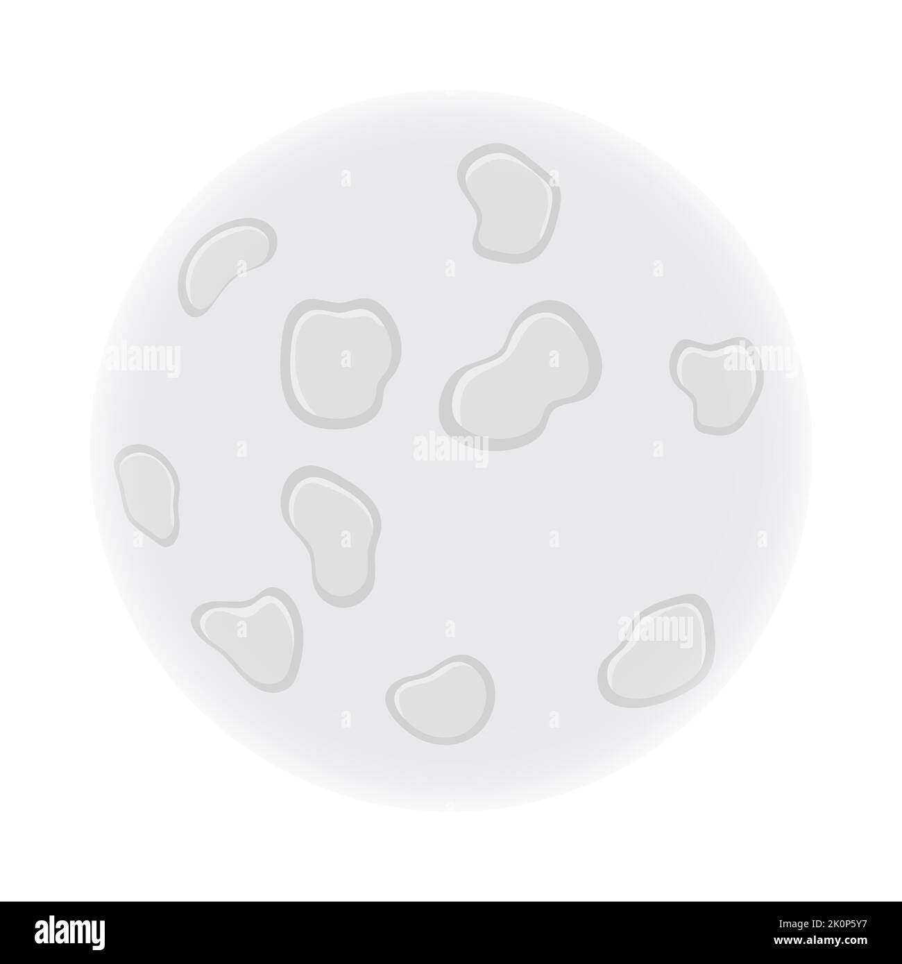 Happy Halloween theme moon element. Vector illustration Stock Vector ...