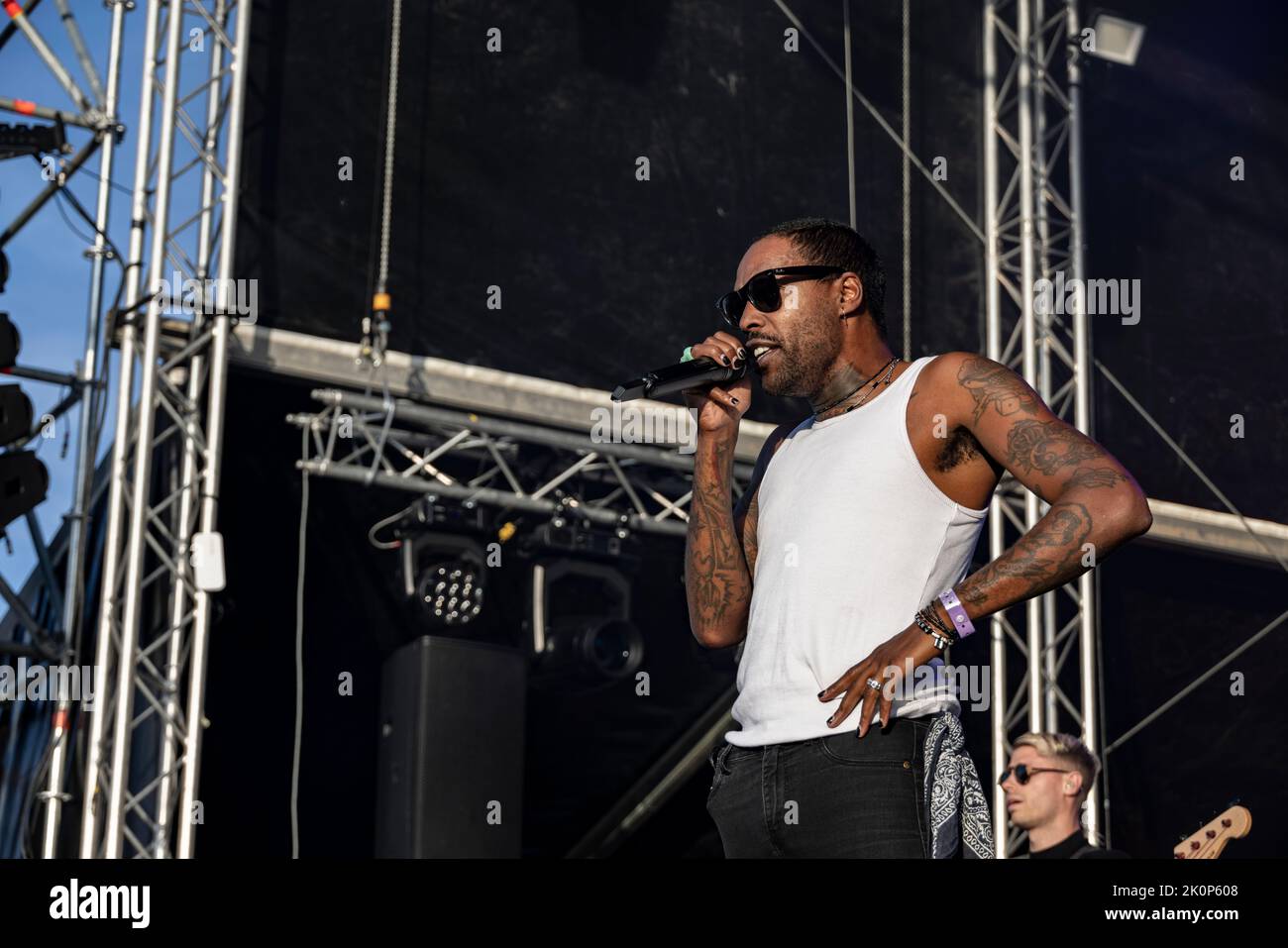 Bretigny sur Orge, France. 11th Sep, 2022. Skip The Use performs on the ...