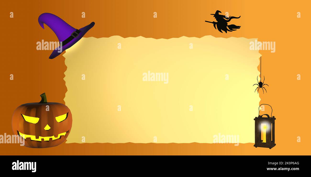 halloween illustration background banner halloween party banners ...