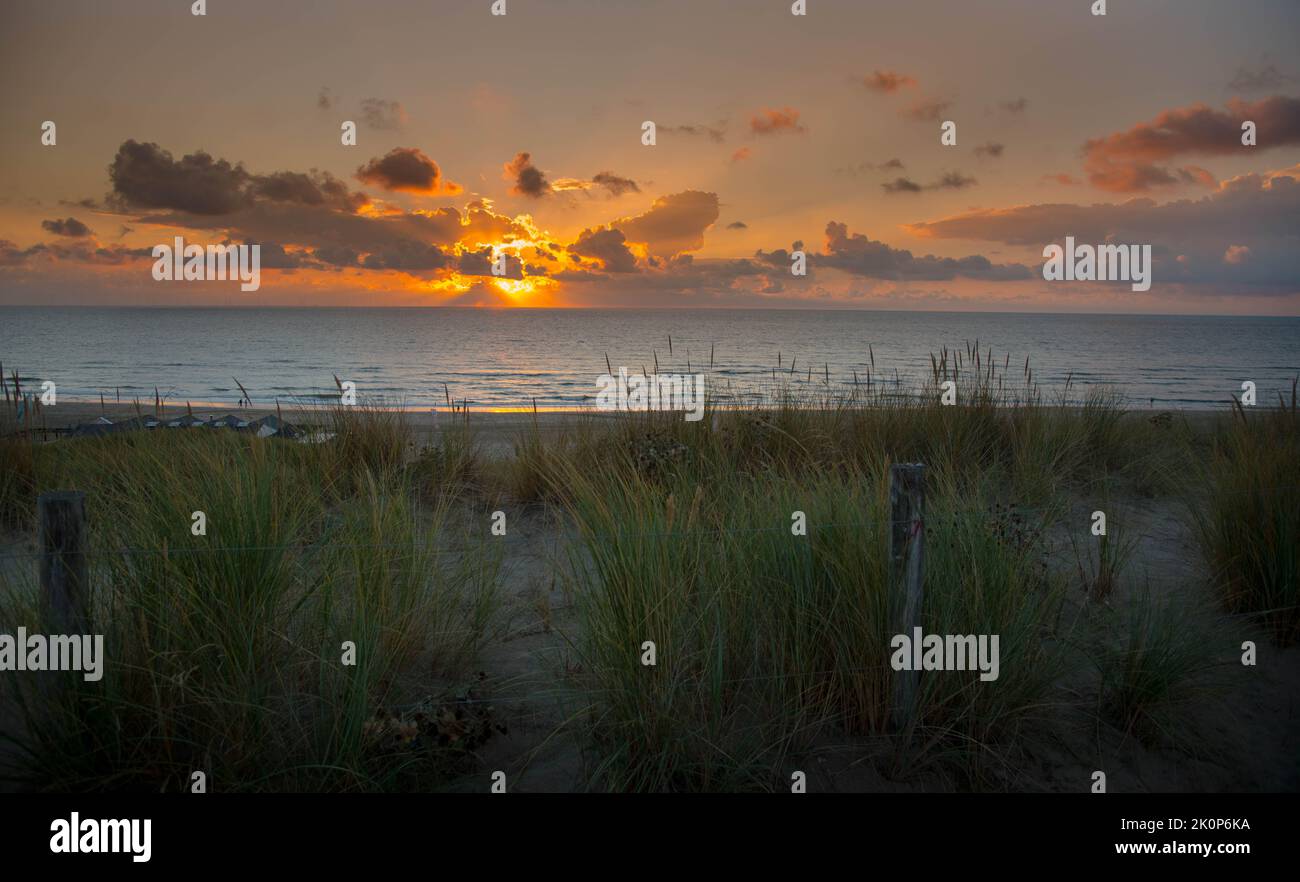 costal landscape in the North of Netherland Stock Photo - Alamy