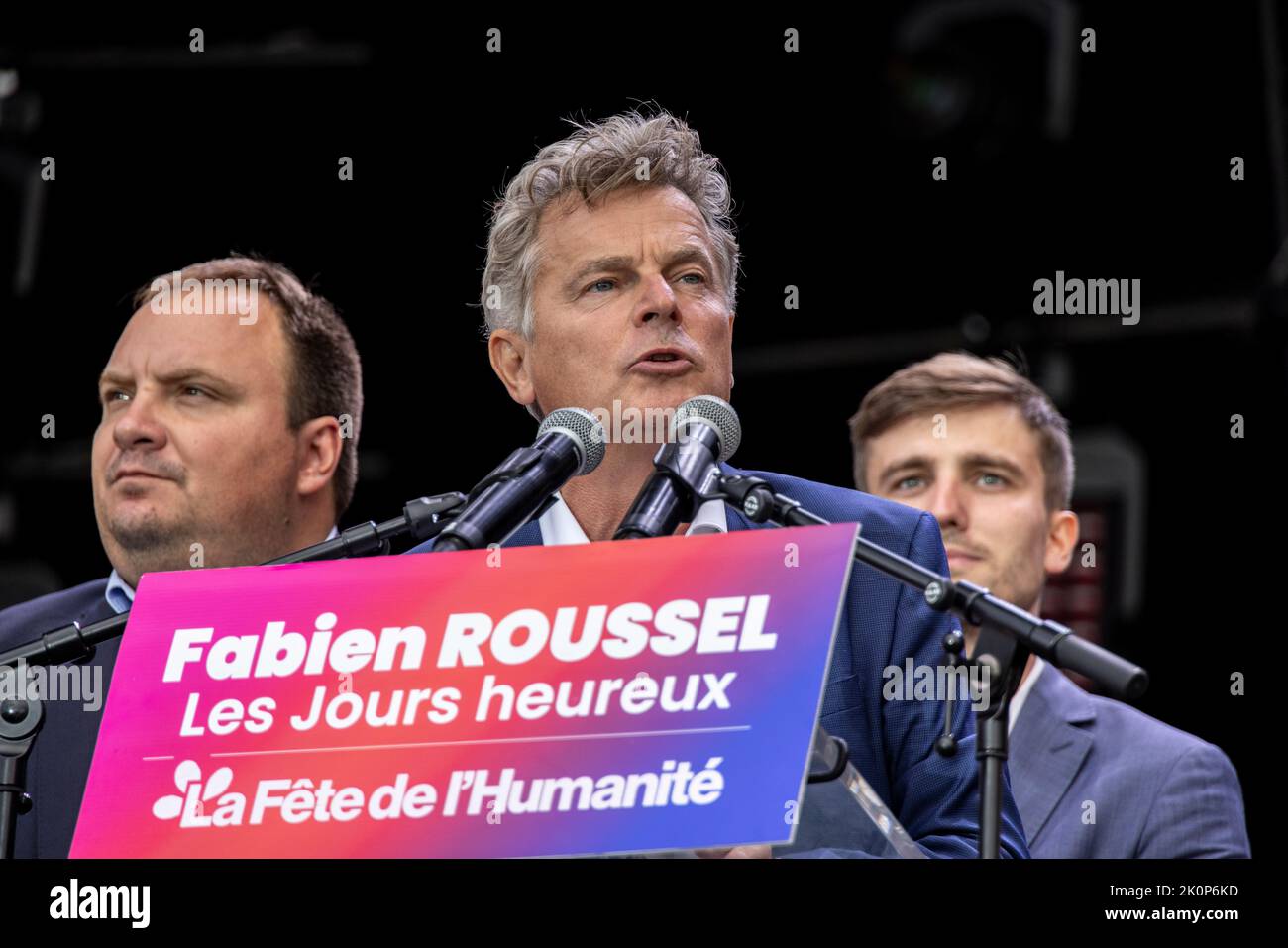 Bretigny sur Orge, France. 10th Sep, 2022. Fabien Roussel, national ...