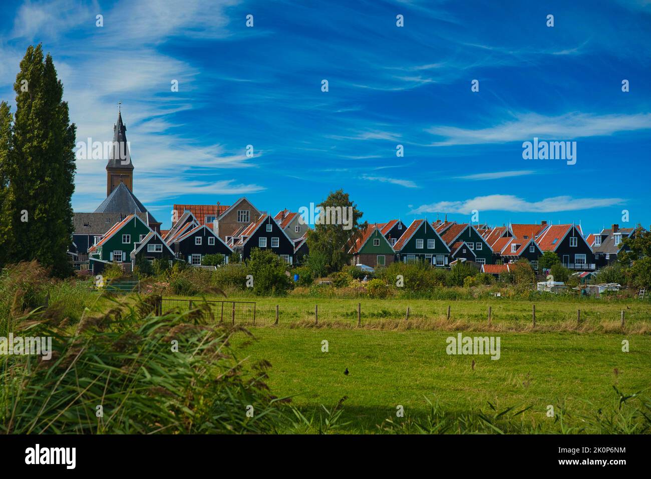 Beautiful village of Marken in the North of Netherland Stock Photo - Alamy