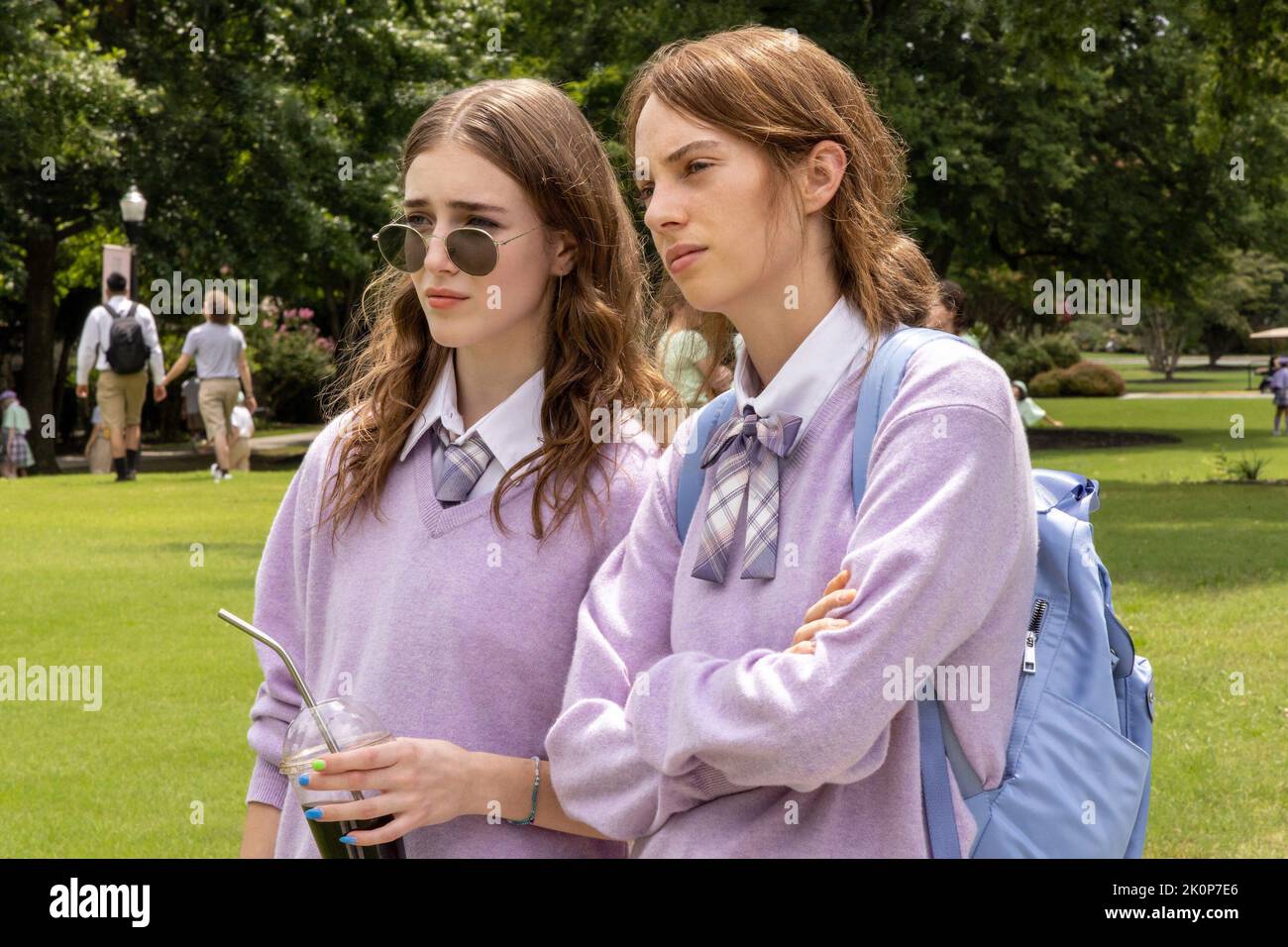 DO REVENGE, from left: Talia Ryder, Maya Hawke, 2022. ph: Kim Simms ...