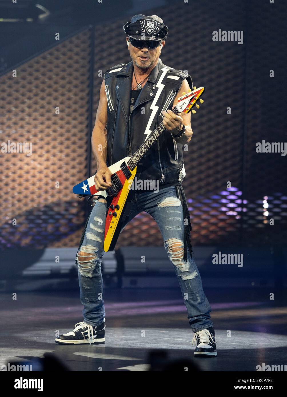 HOLLYWOOD, FL - SEPT 12: Lead guitar Rudolf Schenker performs during ...